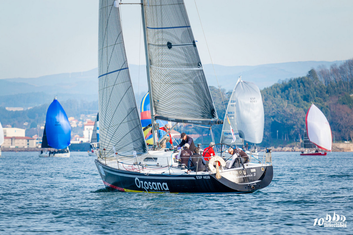 La flota de la 10ª Regata Interclubes Ría de Pontevedra, lista para ...